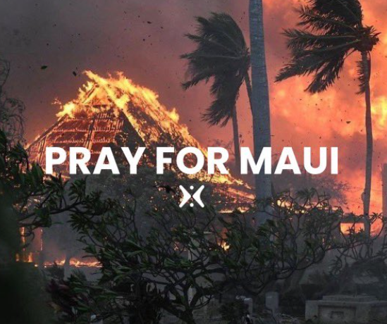 Pray for Maui. So sad what is happening and for the lives lost.