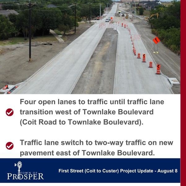 First Street now open for two-way traffic with new paving